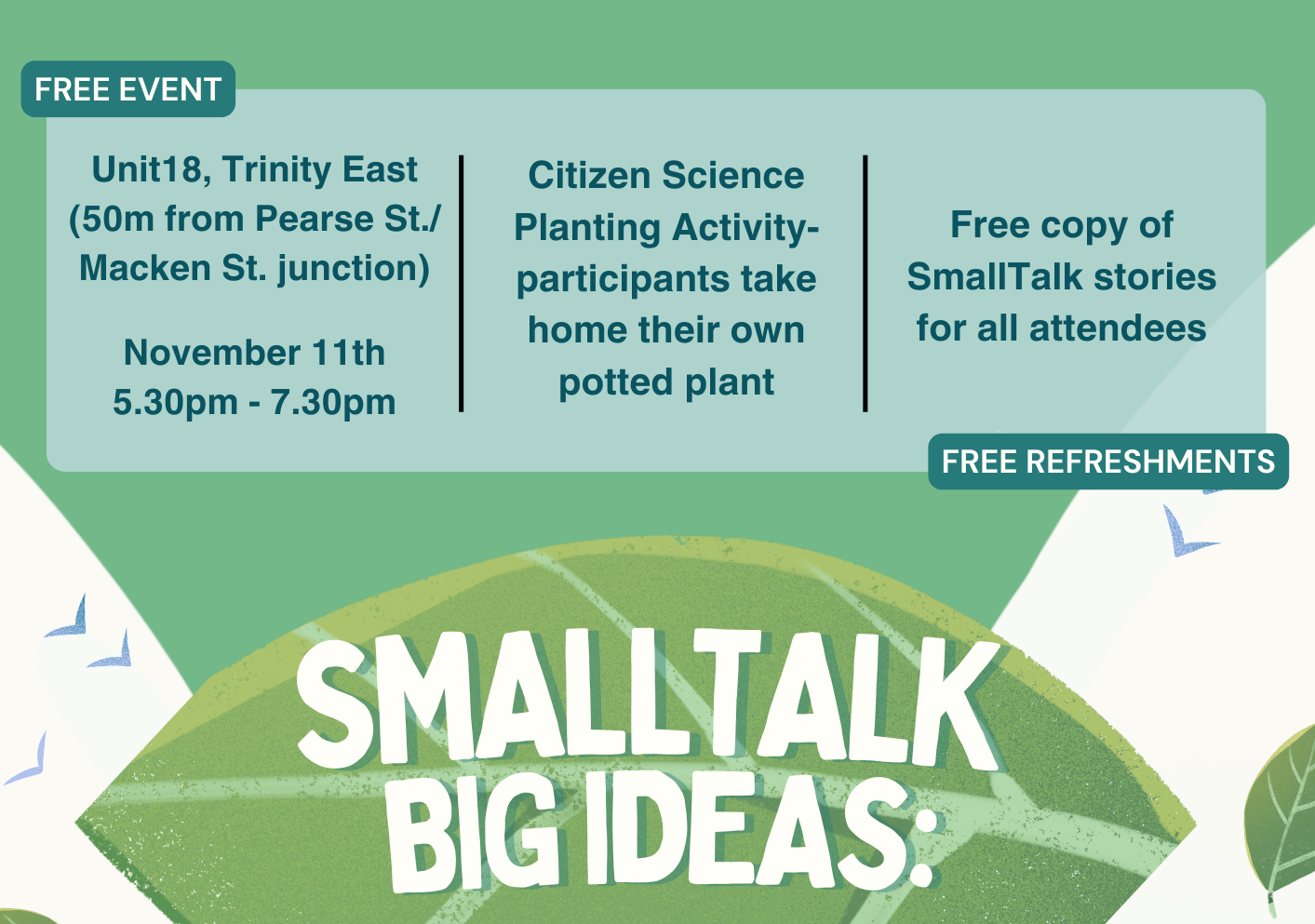 Smalltalk - Big Ideas receives funding as part of Science Week 2024 ...