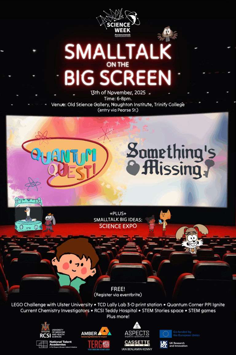 AMBER Science Week Event: "Smalltalk on the Big Screen" - Amber Centre